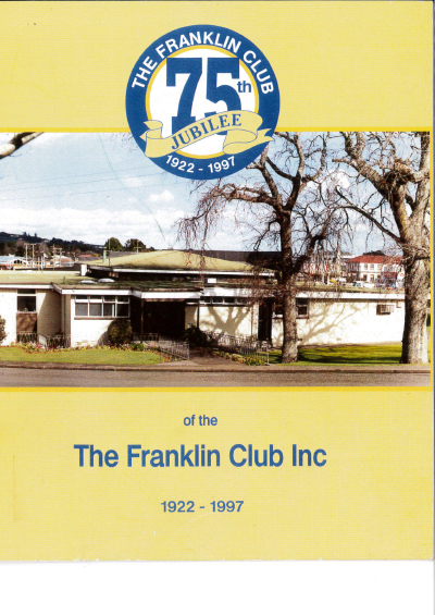 Centenary - Franklin Club Pukekohe